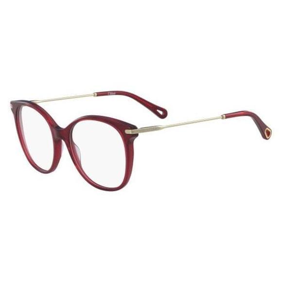 Chloe | Accessories | New Chloe Ce272 613 Red Gold Eyeglasses 54mm With ...